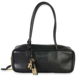 Miu Miu Nappa Beau Top Handle Bag - Black