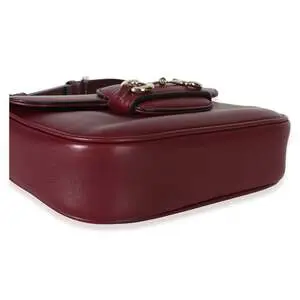 Gucci Soft Calfskin Horsebit 1955 Shoulder Bag - Red