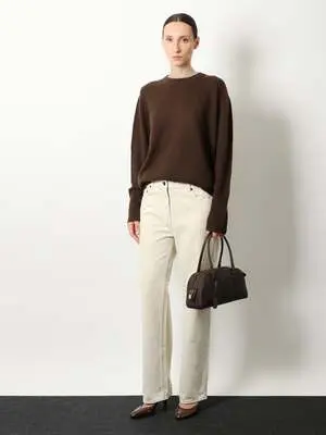 THE ROW Odelle Cashmere Sweater - Brown