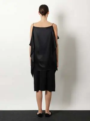 THE ROW Ivera Stretch Silk Skirt