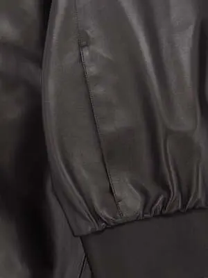 Gucci Soft Nappa Leather Bomber Jacket - Brown