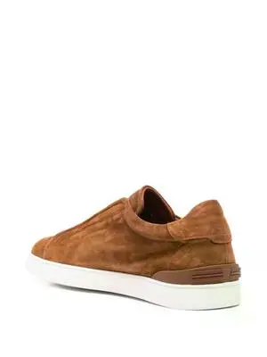 JOHN HARRISON Suede Slip-on Sneakers