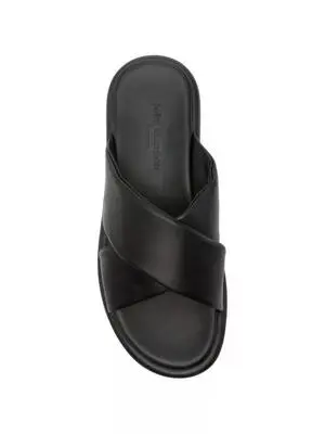 JOHN HARRISON Criss-cross Strap Sandals
