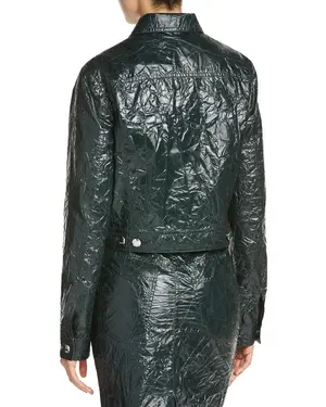Marni Textured Faux Leather Jacket