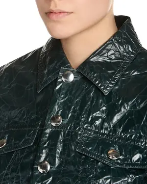 Marni Textured Faux Leather Jacket