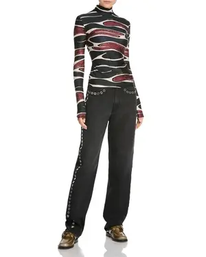 Marni Printed Long Sleeve T-shirt