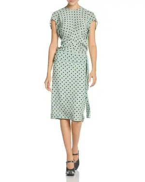 Marni Polka Dot Pencil Skirt
