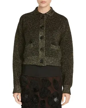 Marni Metallic Double Faced Cardigan