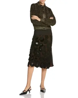 Marni Metallic Double Faced Cardigan