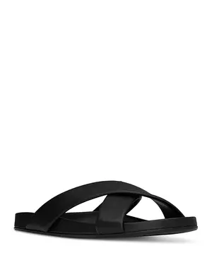 Saint Laurent Nichols Slides - Black