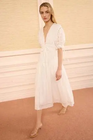 Ulla Johnson Ottilie Cotton Dress - Pristine