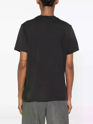 GANNI Graphic Print T-shirt - Black