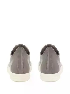 Rick Owens Lace-up Leather Sneakers - Grey