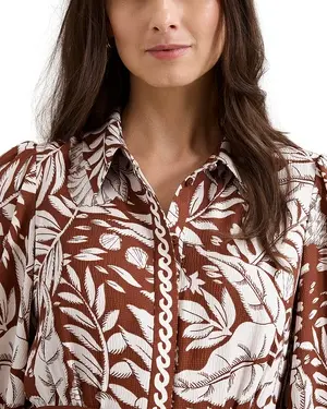 PHASE EIGHT Coralie Print Midi Dress