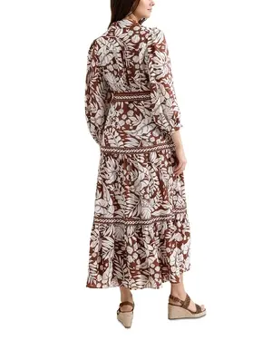 PHASE EIGHT Coralie Print Midi Dress