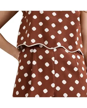 PHASE EIGHT Alia Spot Double Layer Jumpsuit
