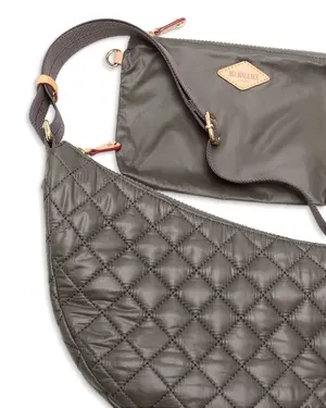 Mz Wallace Quilted Smile Bag - Magnet