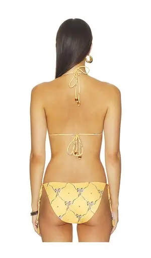 SIEDRES Rom Embellished Bikini Top