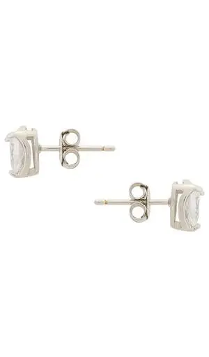 MAZIN JEWELS Pear-shaped Cubic Zirconia Stud Earrings
