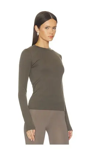 Fear Of God Fitted Longsleeve Tee - Brown