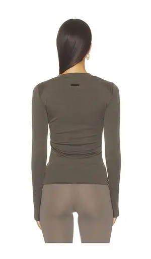 Fear Of God Fitted Longsleeve Tee - Brown