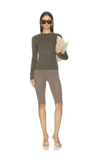 Fear Of God Fitted Longsleeve Tee - Brown