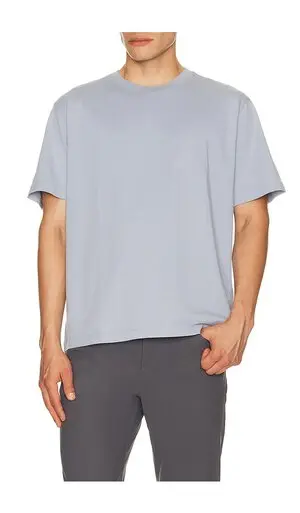 Vuori Heavyweight Relaxed Tee In Blue - Blue Dusk