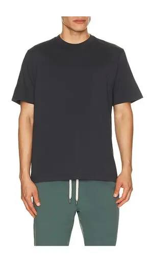 Vuori Heavyweight Relaxed Tee In Blue - Navy