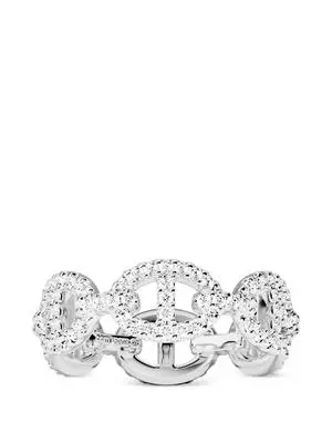 APM MONACO Pavé-set Chain-link Ring