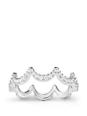 APM MONACO Waves Embellished Ring