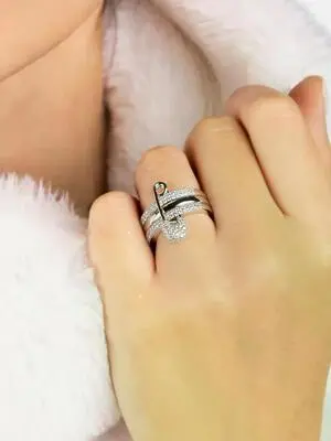 APM MONACO Safety Pin Ring