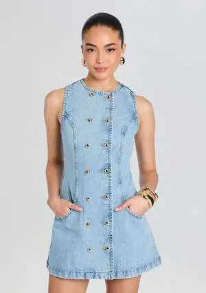Retrofete Hanna Denim Dress