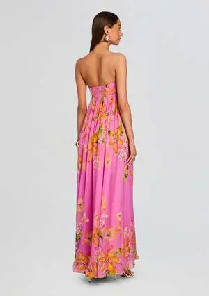 Rococo Sand Posy Strapless Maxi Dress