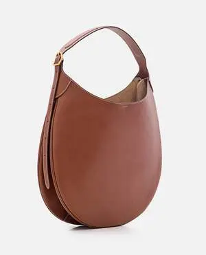 Polo Ralph Lauren Large Leather Shoulder Bag - Brown