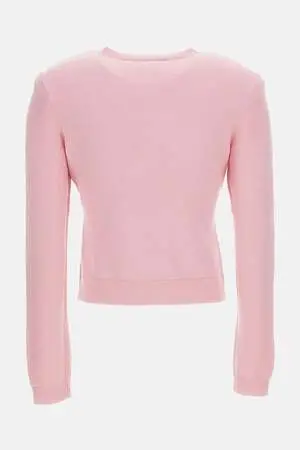 SELF-PORTRAIT Floral Lace Knit Sweater