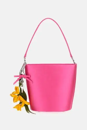 SELF-PORTRAIT Satin Bucket Bag