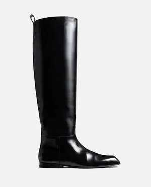 Khaite Knee-high Leather Boots - Black