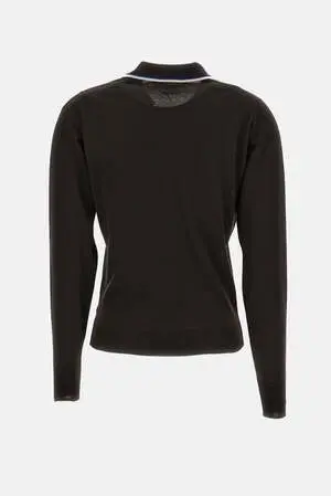 WALES BONNER John Smedley Long-sleeve Polo Shirt