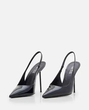 Paris Texas Lidia Slingback High Heel Shoes - Black