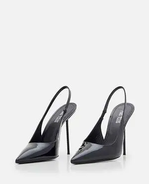 Paris Texas Lidia Slingback High Heel Shoes - Nero