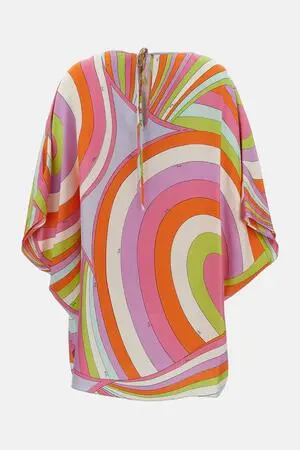 Emilio Pucci Printed Silk Kaftan