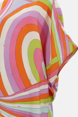 Emilio Pucci Printed Silk Kaftan