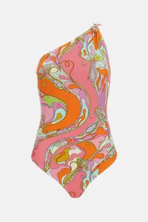 Emilio Pucci One-piece Swimsuit With Iconic Print - Multicolor