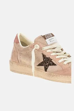 GOLDEN GOOSE Ball Star Suede Sneakers - Rosa