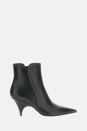 GIANVITO ROSSI Gianvito Rossi Calfskin Glove Ankle Boots Nero