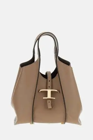 TOD'S T Timeless Mini Shopping Bag - Brown