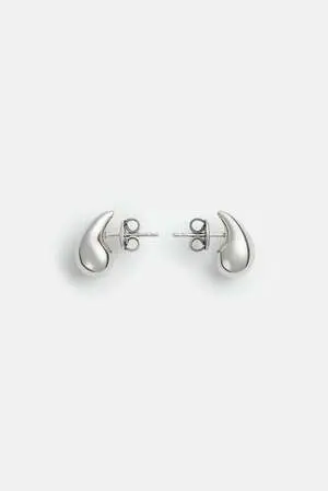 Bottega Veneta Mini Drop Earrings - Grey
