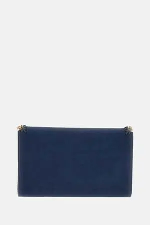 Stella McCartney Falabella Alter Suede Crossbody Wallet Bag - Blue