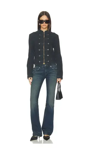 JADED LONDON Military-inspired Denim Jacket