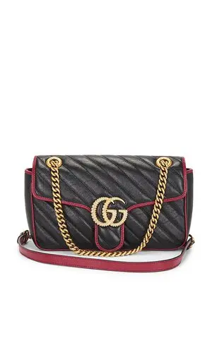 FWRD RENEW Gucci Gg Marmont Quilted Leather Shoulder Bag